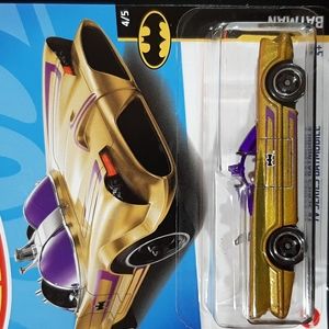Mattel | Other | Batmobile Gold Hot Wheels Dc Comics 222 Batman ...